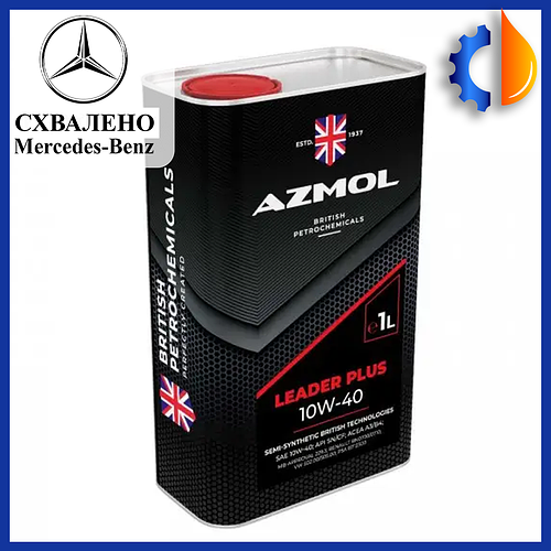 Универсальное полусинтетическое моторное масло AZMOL Leader Plus 10W-40 ...