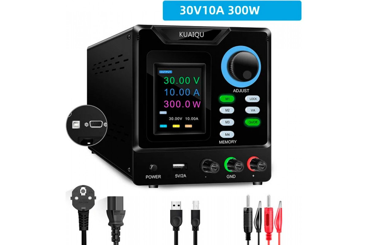 Программируемый лабораторный источник питания KUAIQU SPPS-D3010-232 30V ...