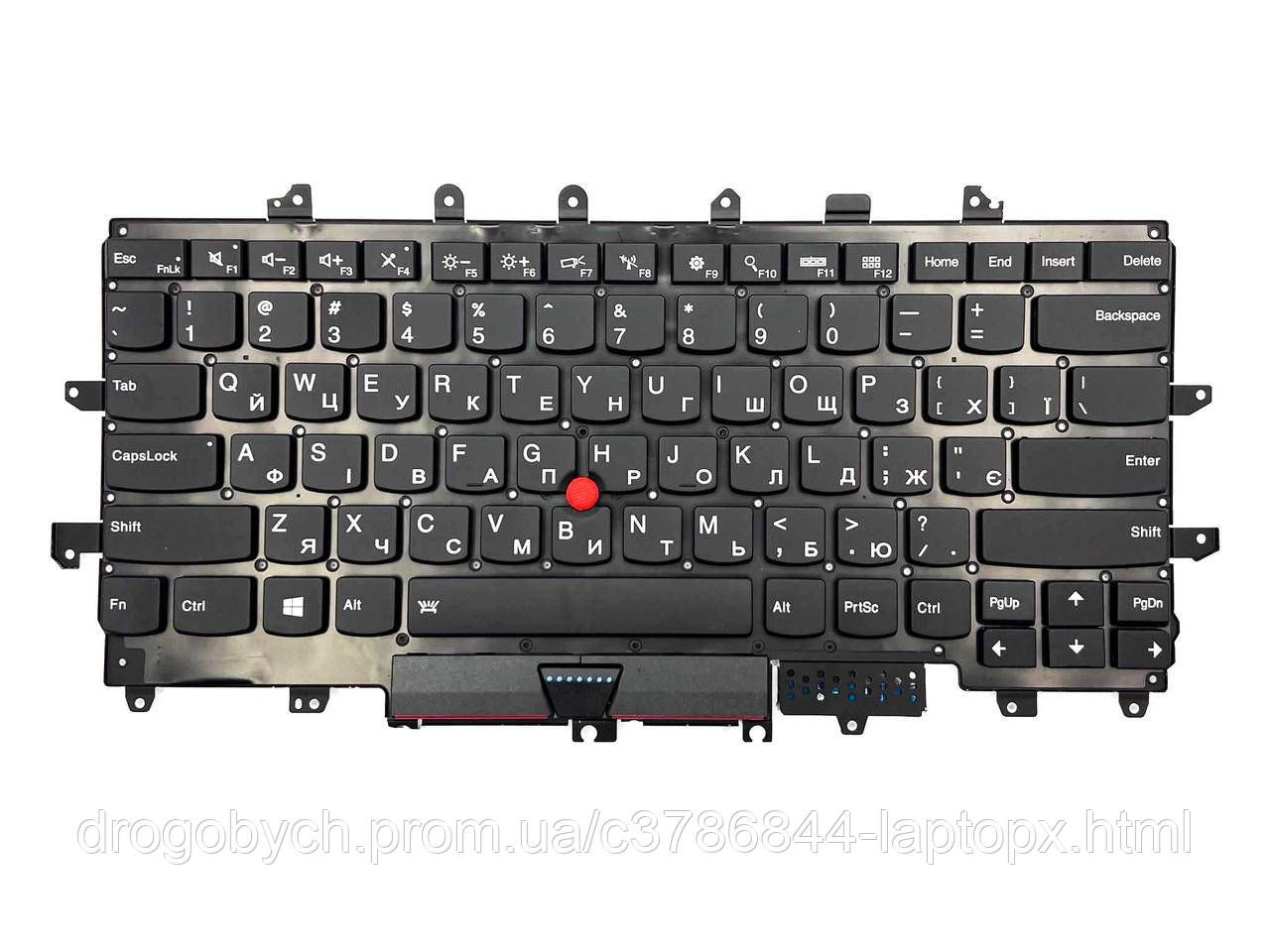 Клавіатура Lenovo ThinkPad X1 Carbon 4th Gen (з підсвіткою) black\with ...