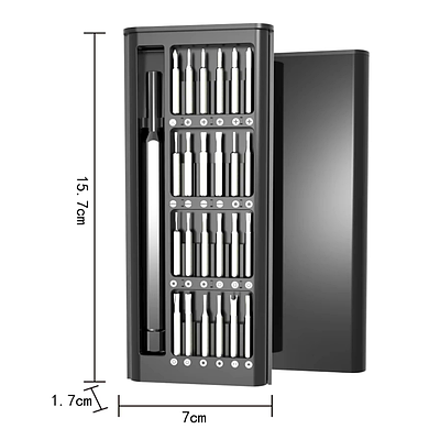 Міні викрутка + набір прецизійних магнітних біт 63 шт. Bodasan (63B1), ціна: 499 ₴, купити на ...