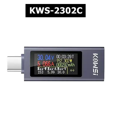 Багатофункціональний USB тестер KOWSI KWS-2303C, Type-C, ударостійкий ...