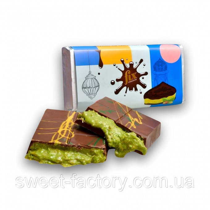 Дубайський шоколад Fix Chocolate Knafen & Pistachio 200g: продаж, ціна ...