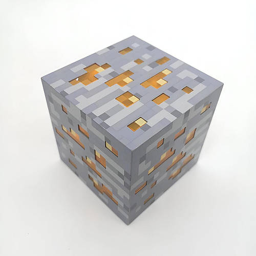 Ночник руда Майнкрафт Minecraft аккумуляторный USB золото желтый (ID ...