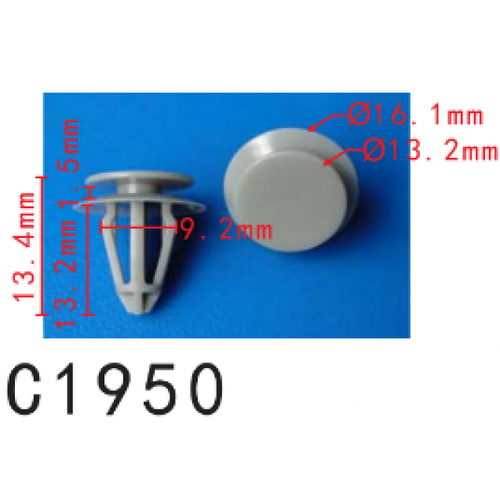 Кліпси C1950 карти дверей,молдингу MERCEDES, SUZUKI (A0009905792, 15295 ...