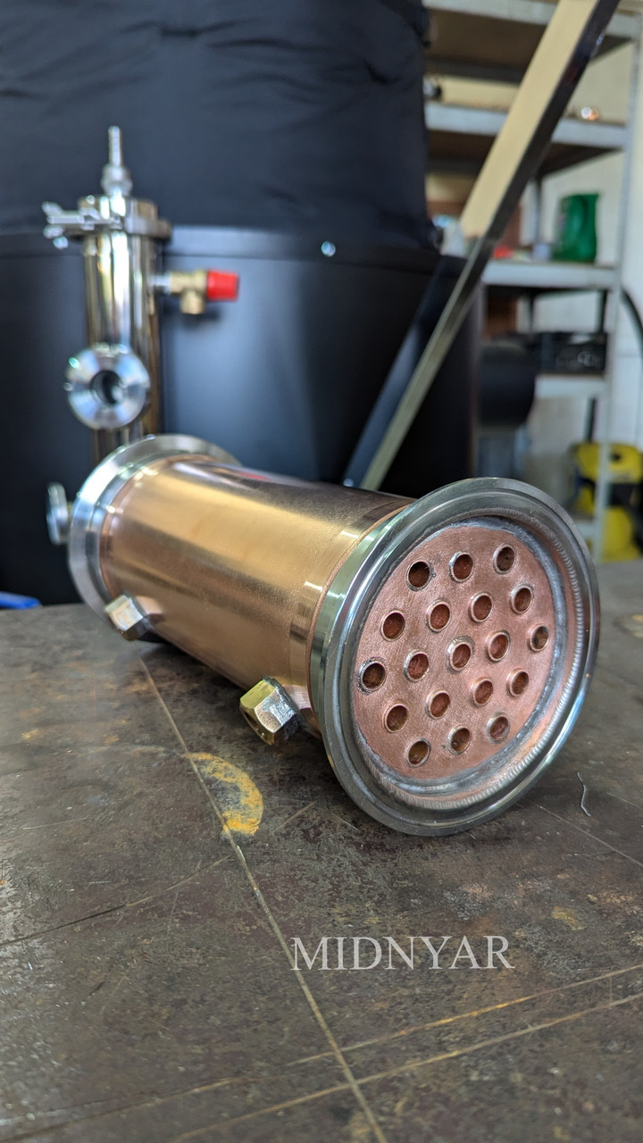 Дефлегматор 4" дюйма 250мм Медный матовый (ID#2390951496), цена: 8500 ...