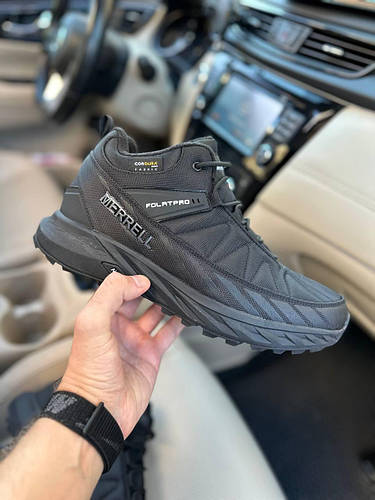 Чоловічі зимові кросівки Merrell Float Pro Black Cordura Winter Termo ...