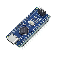 Плата Arduino Nano ATMega328P type C V3.0 CH340 з розп'ятеними ...