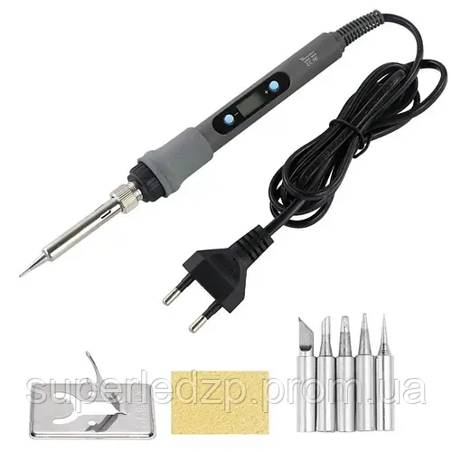 Паяльник SUMSOUR 80W 220В (жала I/B/K/2,4D/3C) сірий (ID#2391729012 ...