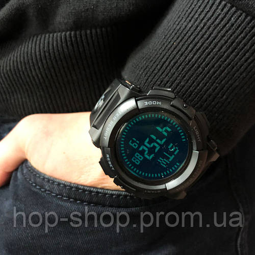 Спортивные прочные часы SKMEI 1290BK, Часы наручные электронные ...