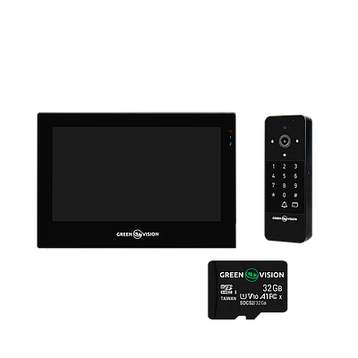 Комплект видеодомофона GreenVision GV-004-GV-060+GV-007, цена: 9365 ₴, купить на Prom.ua