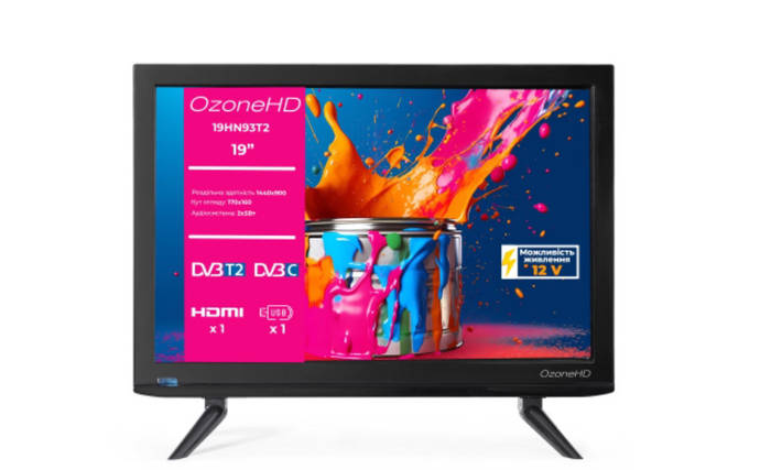 Телевізор Ozone HD 19HN93T2 (ID#2393485267), ціна: 3600 ₴, купити на Prom.ua