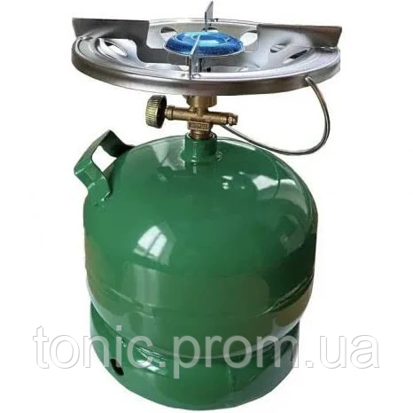 Газовый баллон 8 литров в комплекте с горелкой Green 0307 tn (ID ...