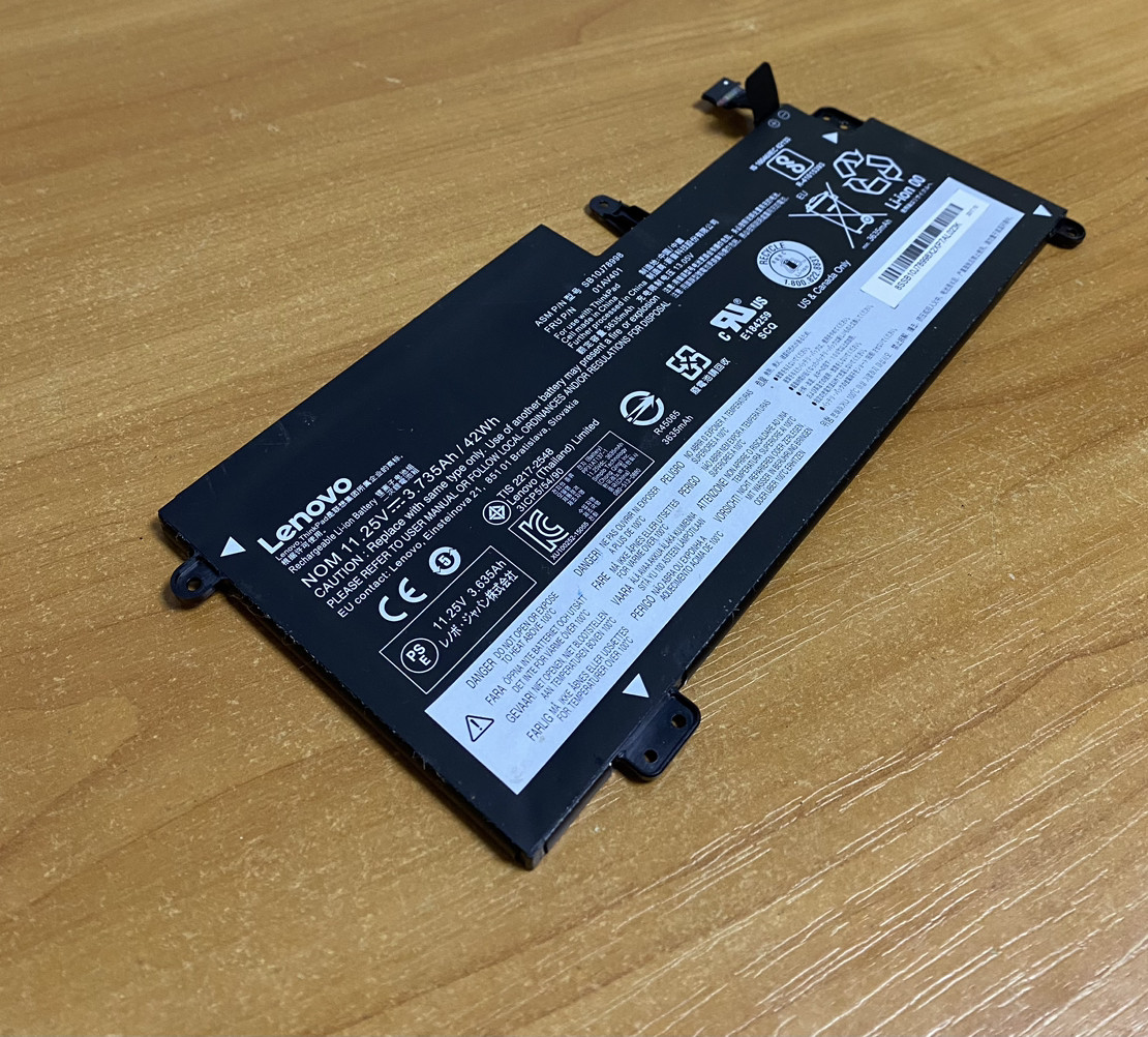 Б/У Оригінальна батарея SB10J78998, акумулятор Lenovo S2 Chromebook 13 ...