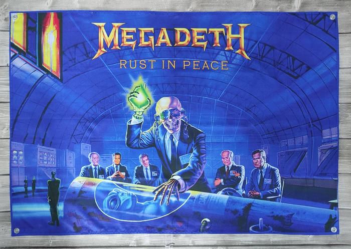Прапор Megadeth Rust In Peace 120x80 см (ID#2394367187), ціна: 850 ...