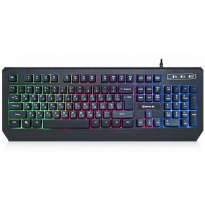 Клавіатура REAL-EL 7001 Comfort Backlit Black | 7001 Comfort Backlit ...