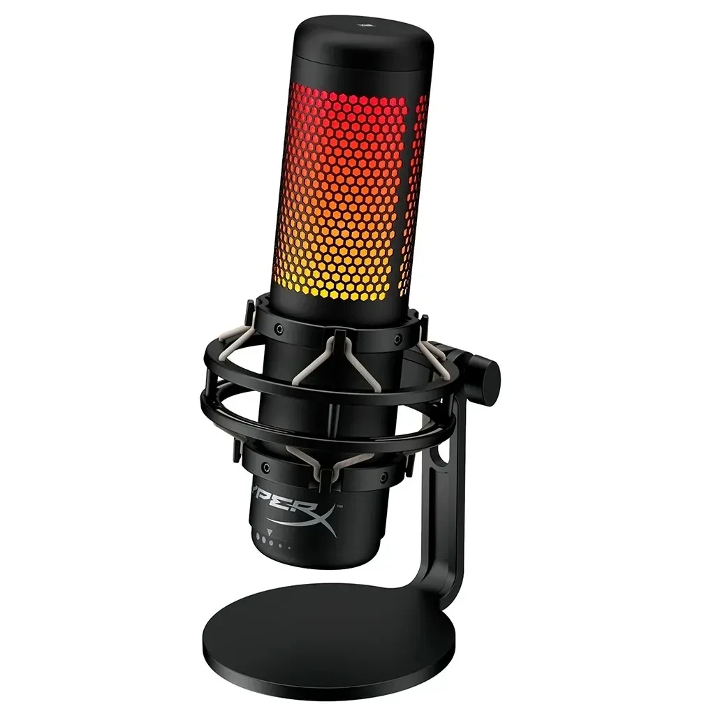 Микрофон HyperX QuadCast S Black (HMIQ1S-XX-RG,G/4P5P7AA) [67623], цена ...