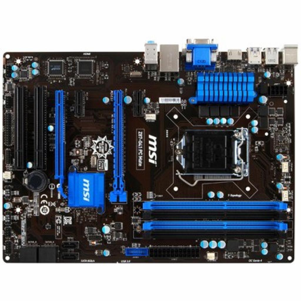 MSI Z87-G41 PC Mate (s1150, Intel Z87, PCI-E 3.0x16), цена: 1870 ...