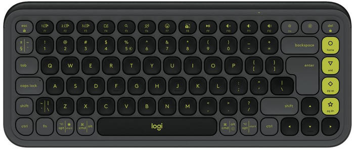 Клавиатура беспроводная Logitech Pop Icon Keys Wireless Graphite/Green ...