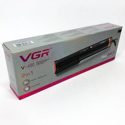 Стильний фен для укладання волосся VGR V-490, Стайлери для локонів, Фен гребінець для GA-965 ...
