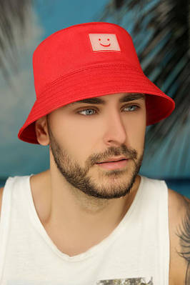 Красная панама мужская | купить недорого, на Prom | Украина