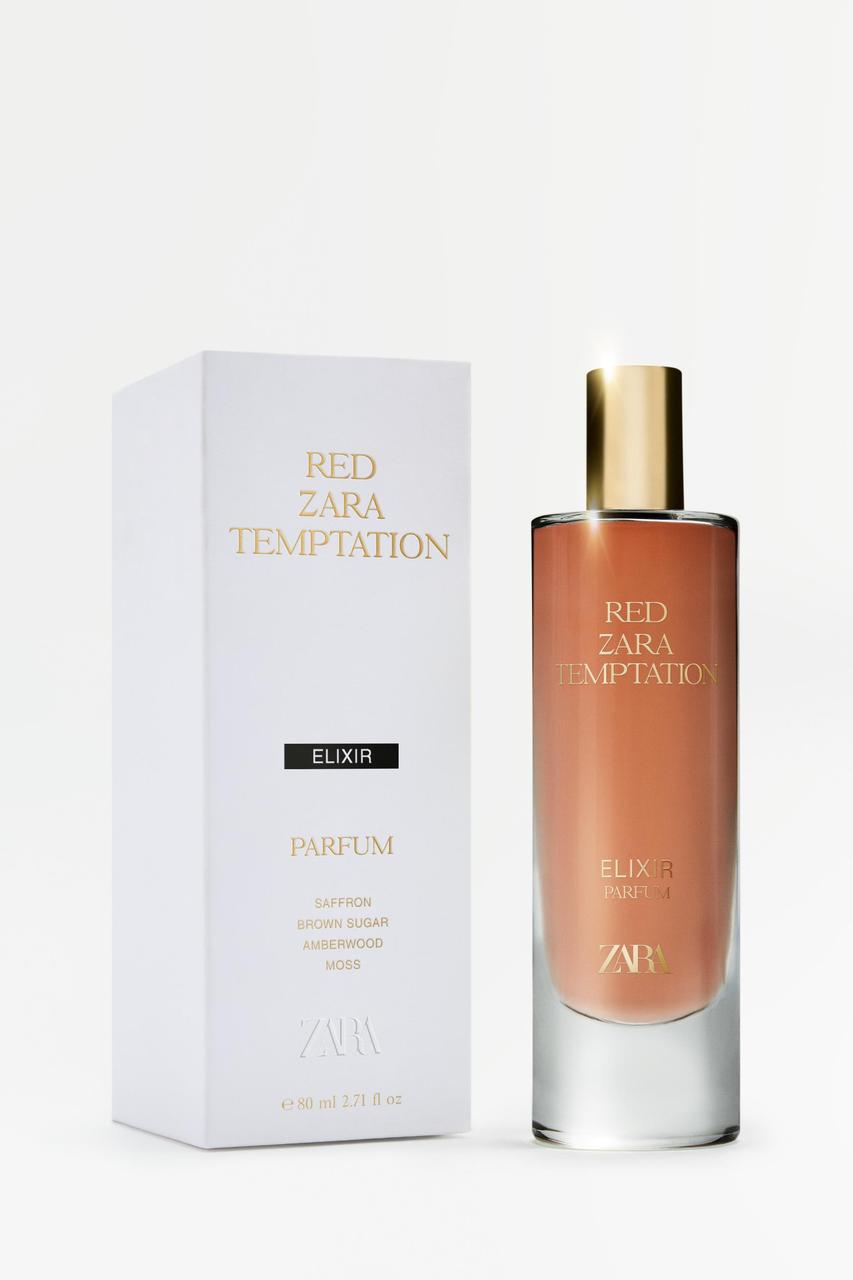 Парфуми Zara Red Temptation Elixir Parfum 80 мл Зара Ред Темптейшн Еліксир Парфуми Оригінал (ID ...