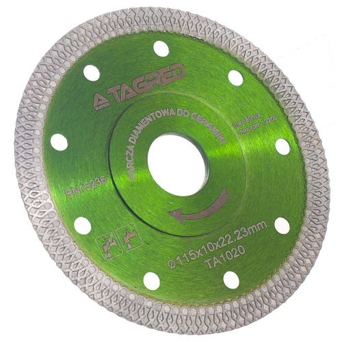 Диск для керамики 115 мм Tagred TA1020 диск для камня 115 мм алмазный ...