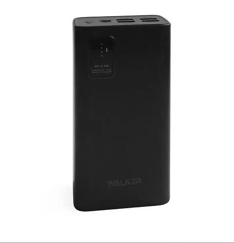 Повербанк 30000 mAh Power Bank 3USB 2.1A быстрая зарядка WALKER, Мощный ...