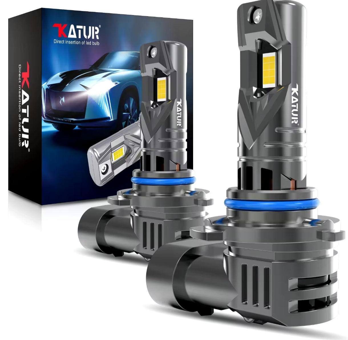 Автомобильные Led лампы HB3 (9005) KATUR с кулером Canbus 2шт (ID ...