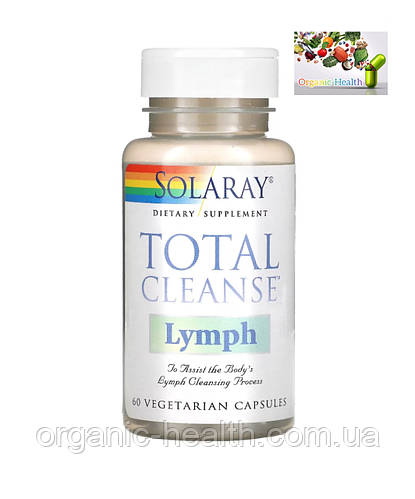 Очищение лимфы , Solaray, Total Cleanse для лимфы, 60 вегетарианских ...