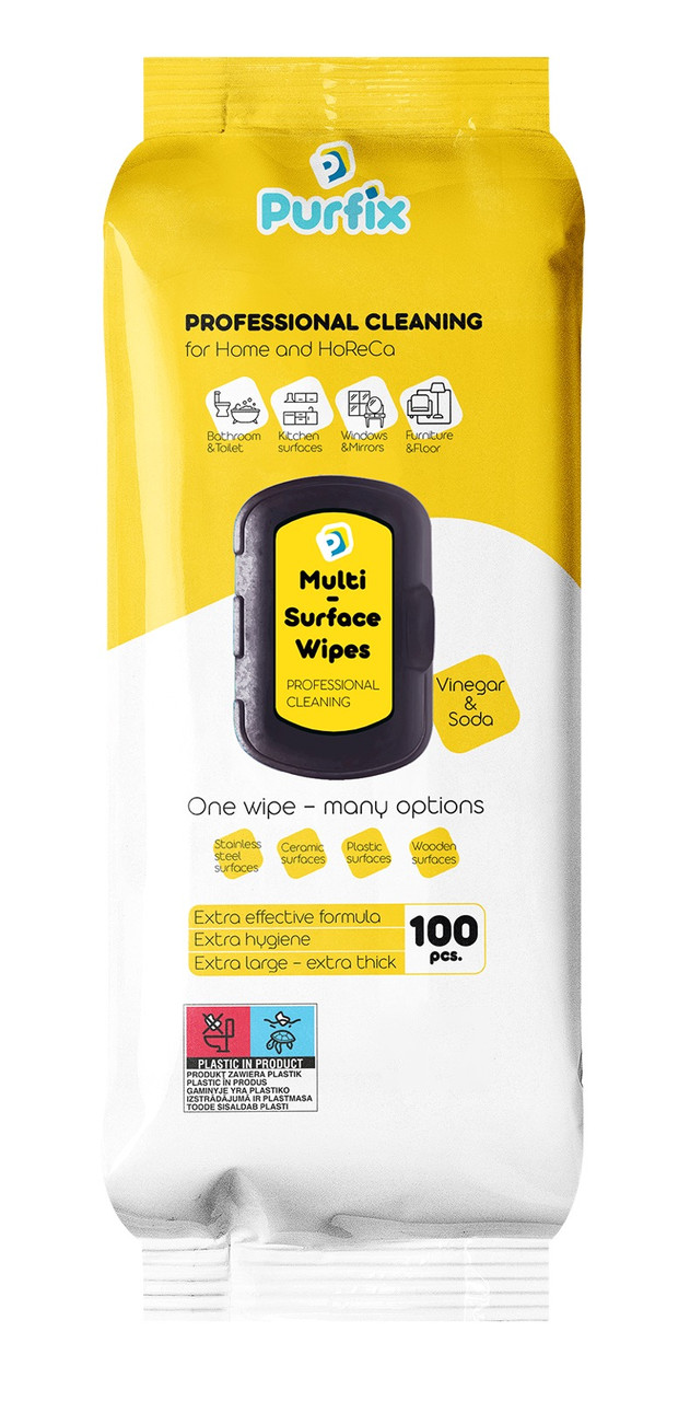 Вологі серветки універсальні для прибирання будинку та очищення ...