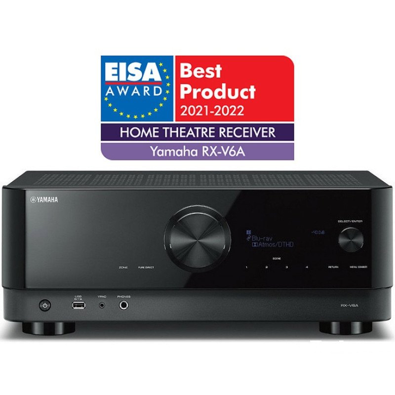Yamaha RX-V6A Black, ціна: 47988 ₴, купити на Prom.ua