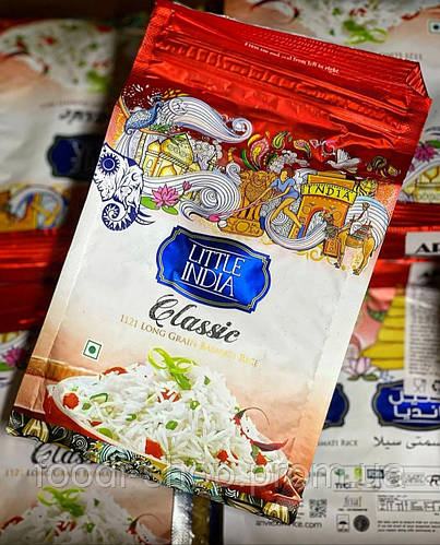 Рис басматі довгий LITTLE INDIA Classic Long Grain Basmati RISE 1кг ...