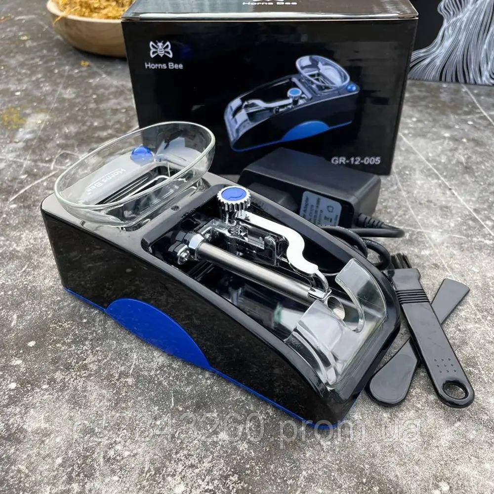 Електрична машинка для набивання, електромашинка для набивання (8мм) Horns Bee Gerui GR-12-005 ...