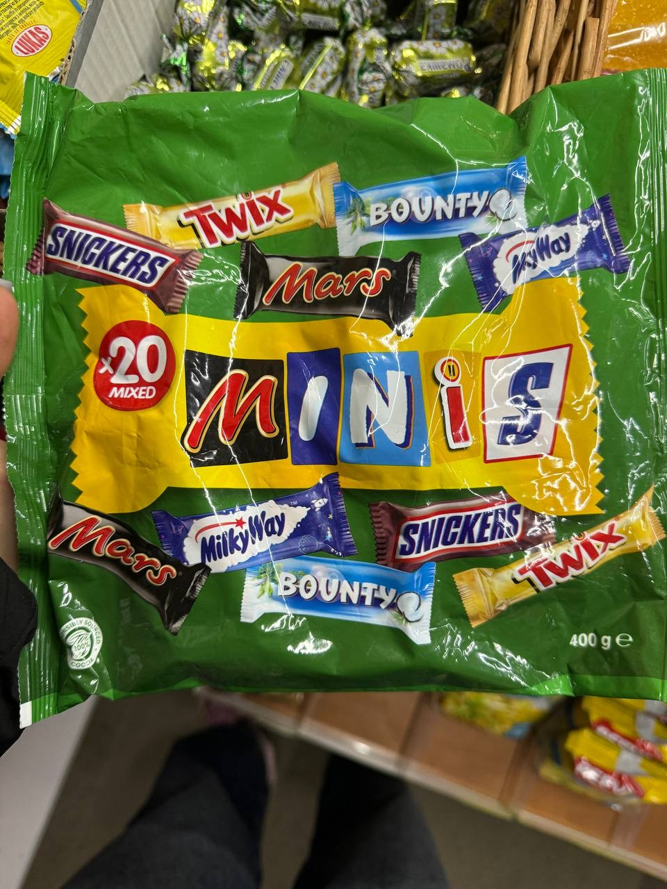 Шоколадні батончики Minis Mix 400 гр (ID#2404776952), ціна: 280 ...