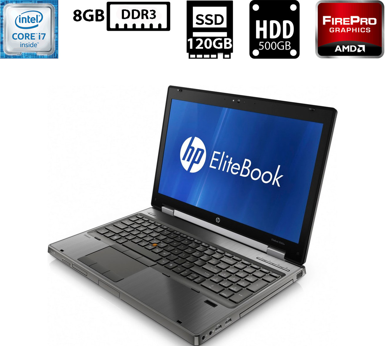 Ноутбук HP EliteBook 8760w купить недорого с гарантией в Киеве | Купить ...