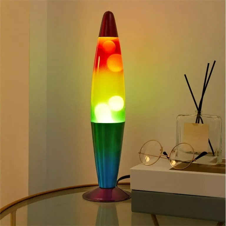 Лава лампа 41 см цветная, настольный восковой светильник ночник (7357 ...
