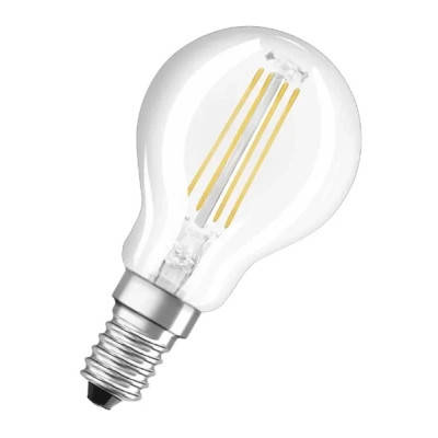 Лампочка Osram LED CLP40 4W/827 230V FIL E14 (4058075436527) | 4058075436527-77 мм-36-45 мм-LED ...