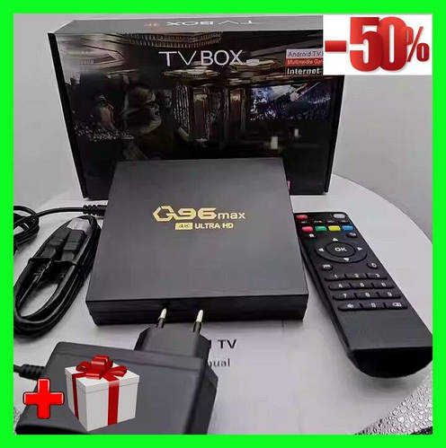 Смарт приставка для телевизора с пультом 16 Гб Андроид приставка для ...