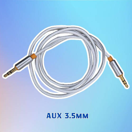 Аудіо кабель AUX 3.5мм TRS mini-jack тато - тато 1.1м Mega (ID ...