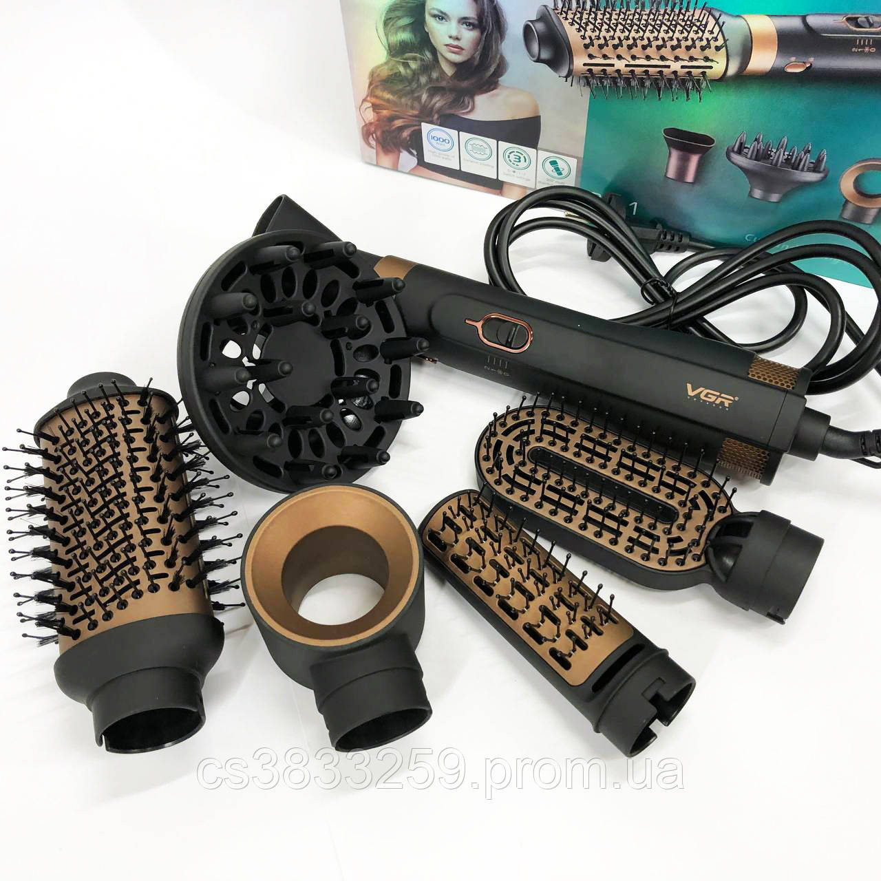 Зручний фен для укладання волосся VGR V-491, Електричний фен для сушіння волосся, VN-688 Фен ...