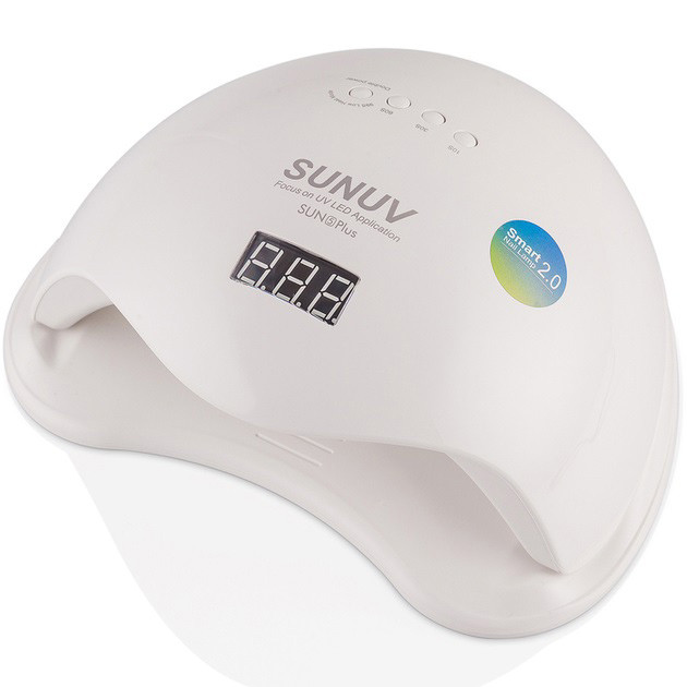 Лампа SUNUV SUN 5 PLUS 48W WHITE UV/LED для полимеризации, Профессиональная лампа для ногтей с ...