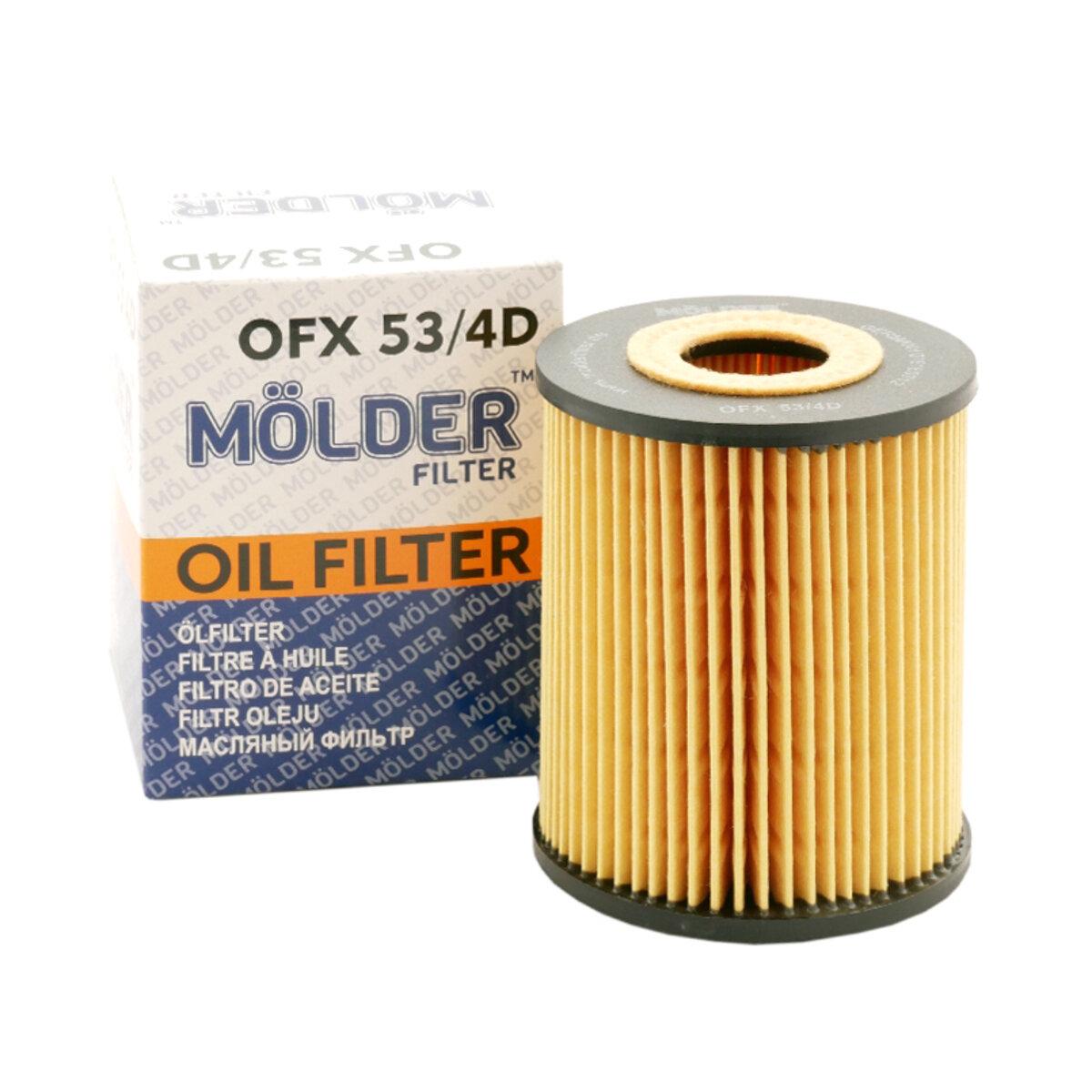 Фильтр масляный Molder Filter OFX 53/4D (WL7294, OX163/4DEco, HU820X ...