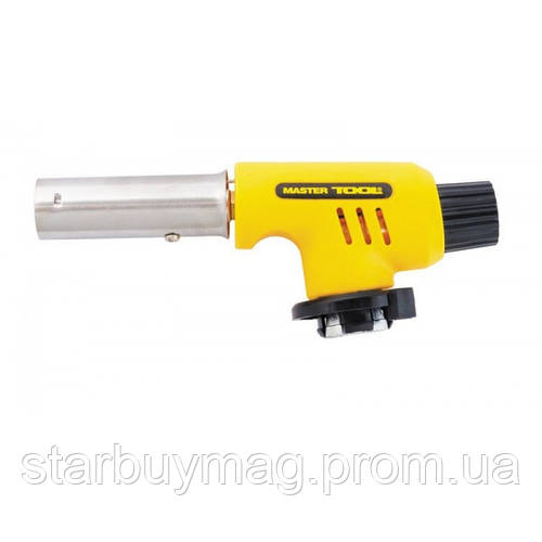 Горелка для газового баллона MASTERTOOL Комета с пьезоподжигом Ø20 мм 1300°С 44-5009, 7235412 ...
