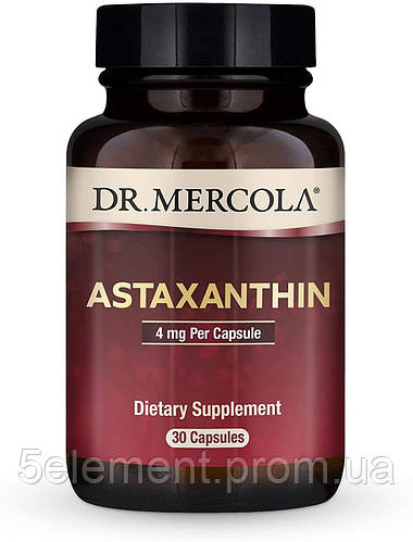 Астаксантин Astaxanthin Dr. Mercola 4 мг 30 капсул, 7743215 423 (ID ...