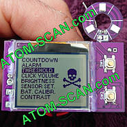 Дозиметр ATOM-SCAN-3 (АЛЬФА+БЕТА+ГАММА)(4 датчики): продажа, цена в Киеве. Запчасти и ...