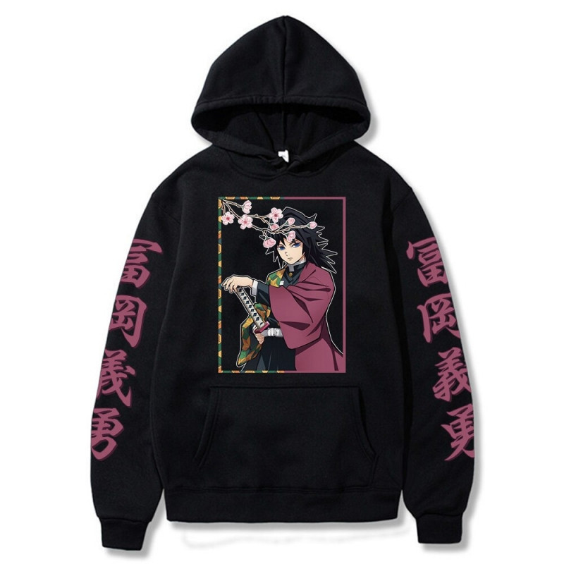 Худі-пайта Demon Slayer Kimetsu No Yaiba Hoodie Tomioka Giyuu, ціна ...