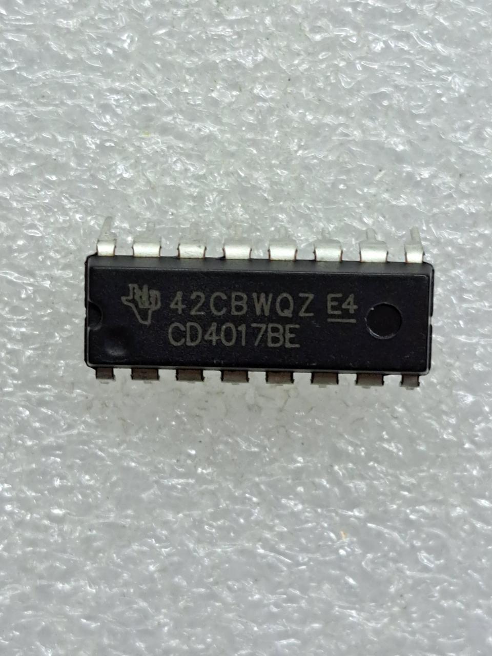 Микросхема CD4017BE (ID#1817367154), ціна: 35 ₴, купити на Prom.ua