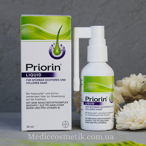 Priorin Liquid (Приорин спрей) для восстановления роста волос 50 мл ...
