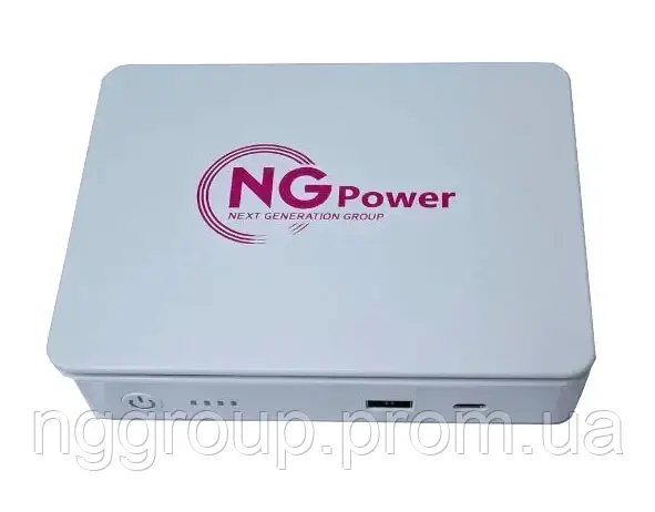 NG POWER - Джерело безперебійного живлення (mini UPS) NG POWER NG-1550-6, 37W, 15600 mAh (Li-ion ...