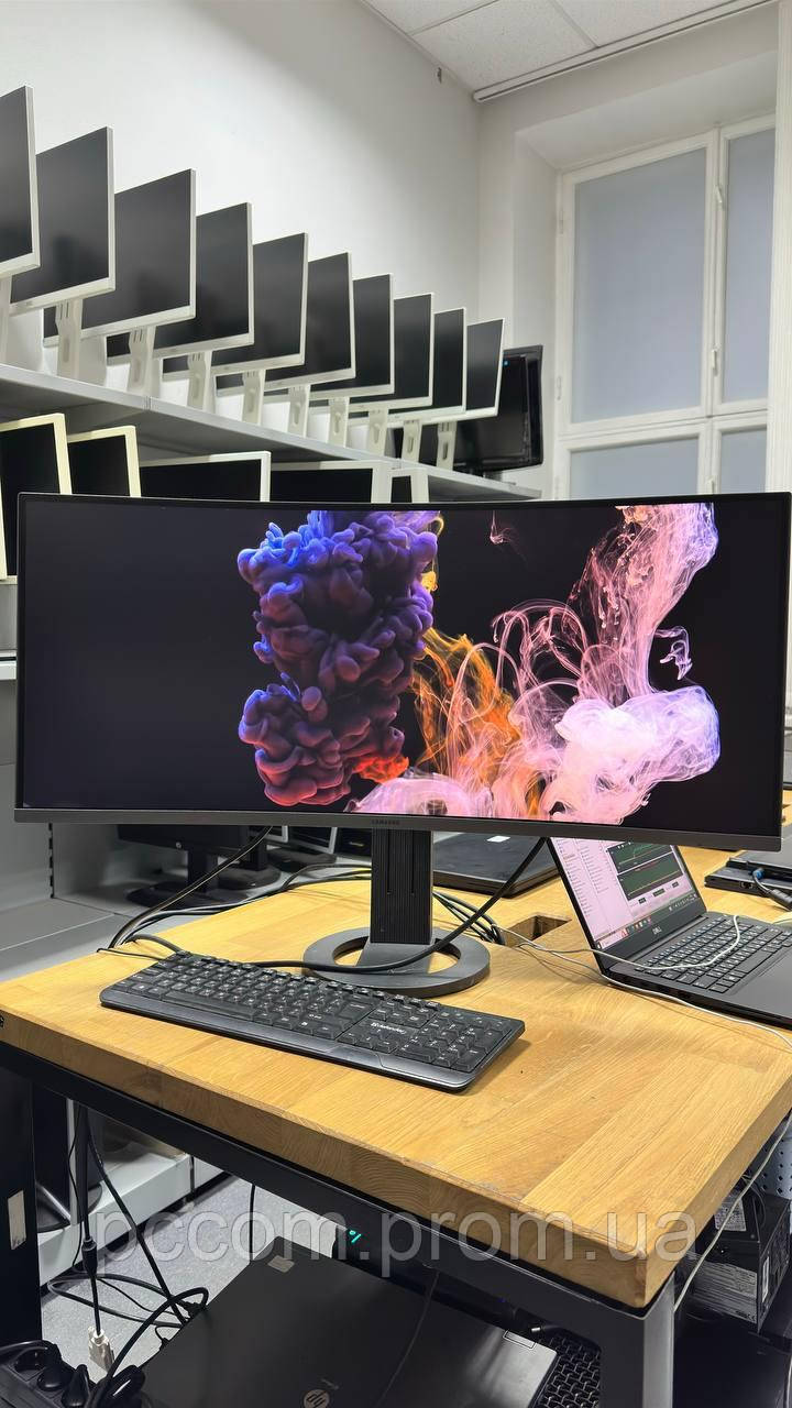 Монитор 34" Samsung Ultra WQHD Professional c34h890wju 3440x1440 21:9 ...